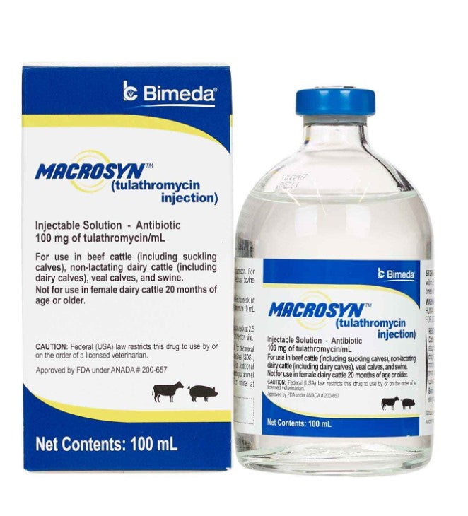 Macrosyn Tulathromycin for Cattle and Swine – Midwest Veterinary Service