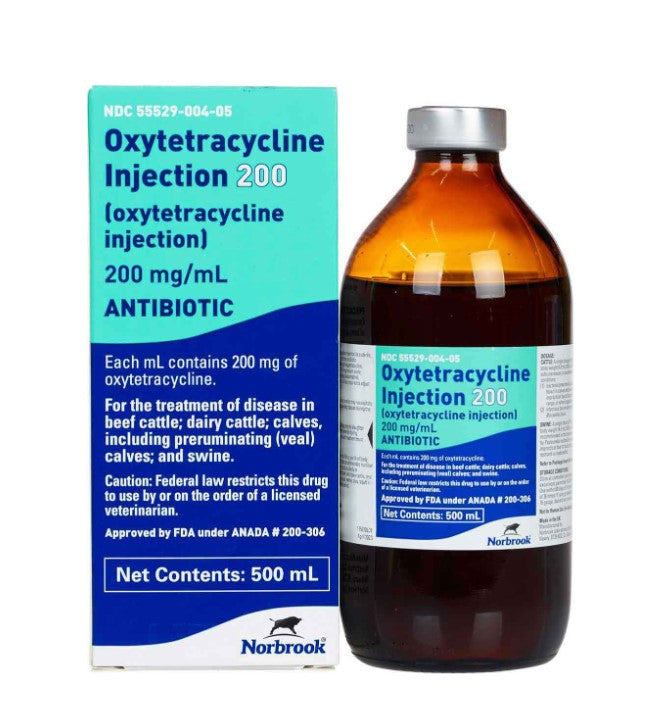 Oxytetracycline Injection 200 for Cattle and Swine – Midwest Veterinary ...