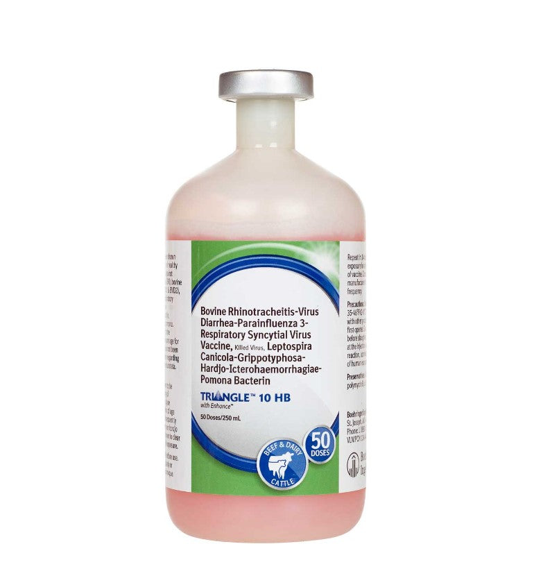Triangle 10 HB with Enhance Cattle Vaccine – Midwest Veterinary Service